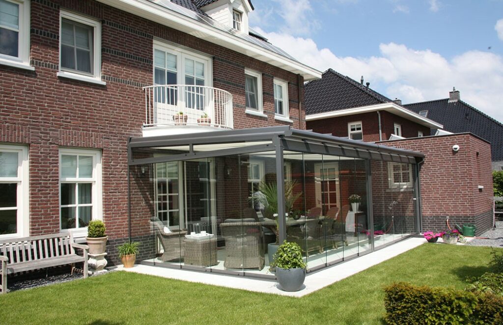 Aluminium terrasoverkapping – IN- 'N OUTDOOR